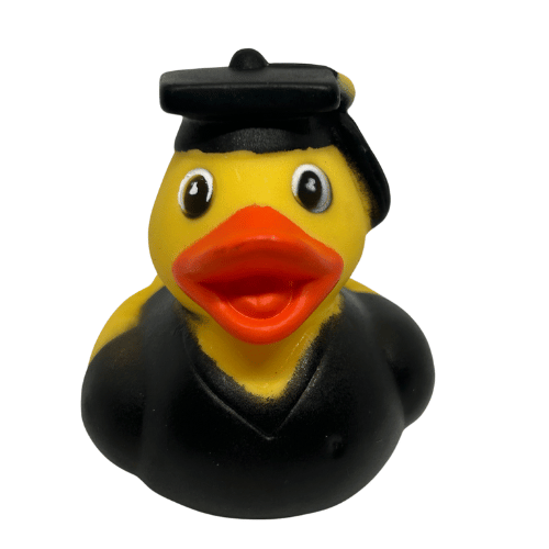 Graduation Gown Rubber Ducky 2" | CoolDucky