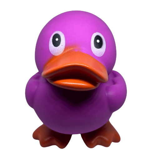 Jumbo Purple Standing Rubber Ducky 6" | CoolDucky