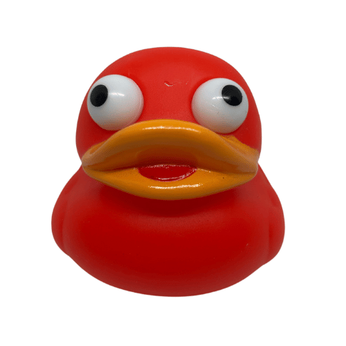Red Eye-Popper Rubber Ducky 2" | CoolDucky