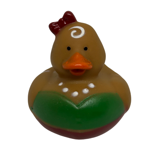 Gingerbread Girl Rubber Ducky 2" | CoolDucky