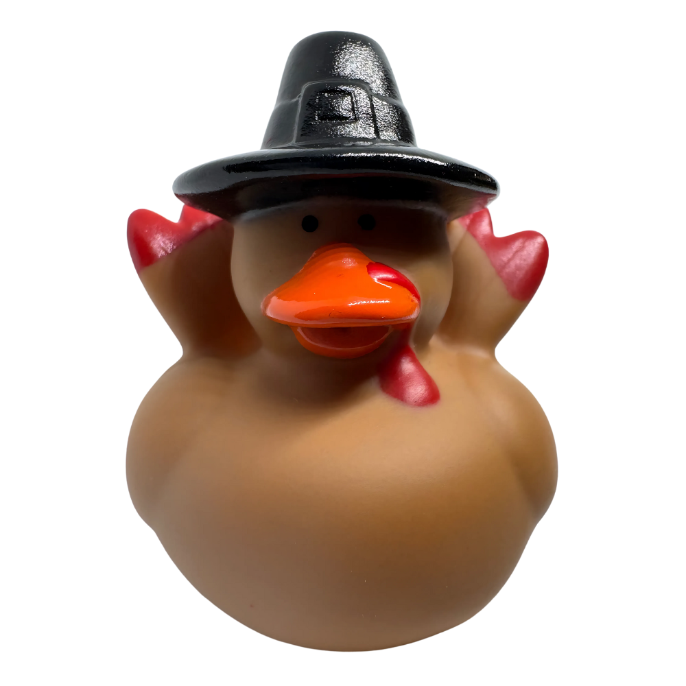 Thanksgiving Turkey Pilgrim Rubber Ducky | CoolDucky
